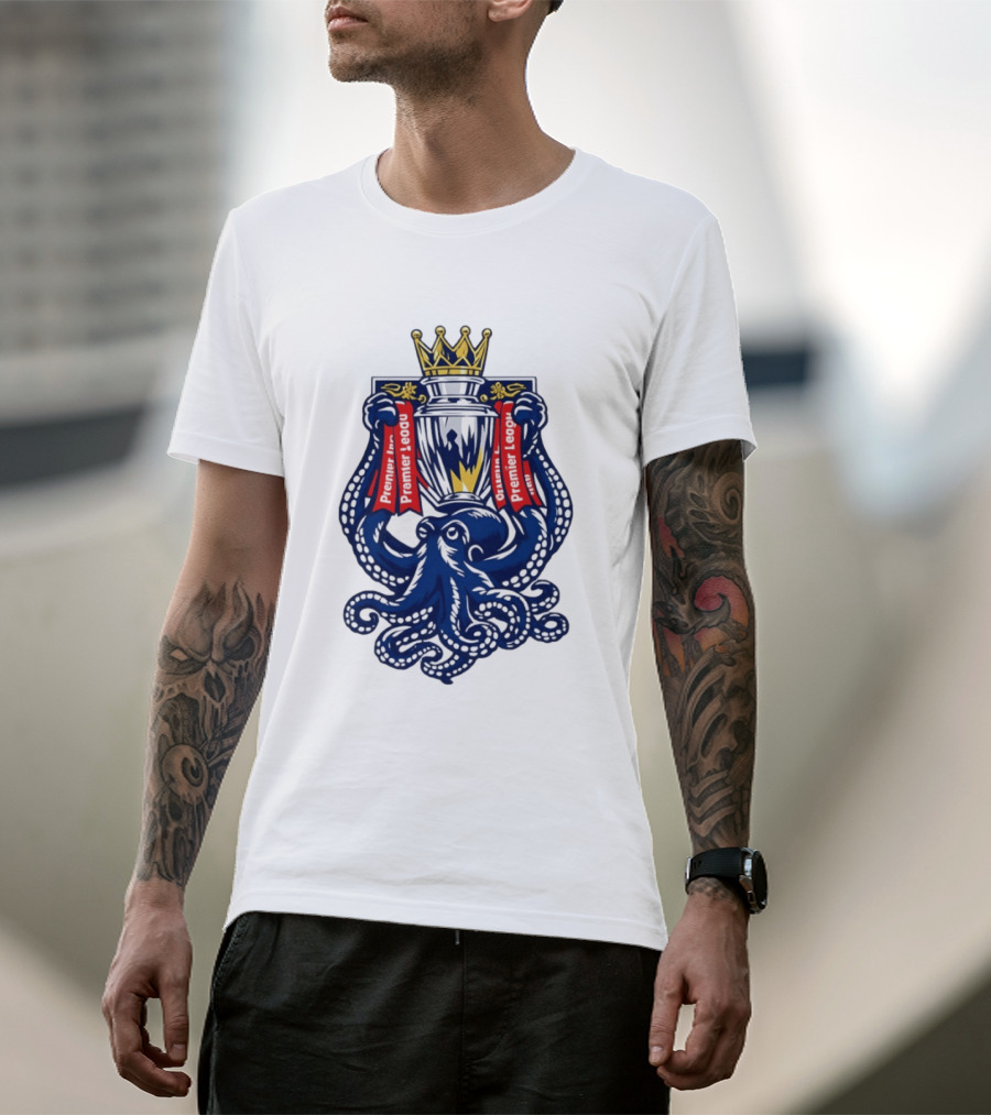 Octopus Holding Premier League Trophy Arsenal 2026 T-Shirt