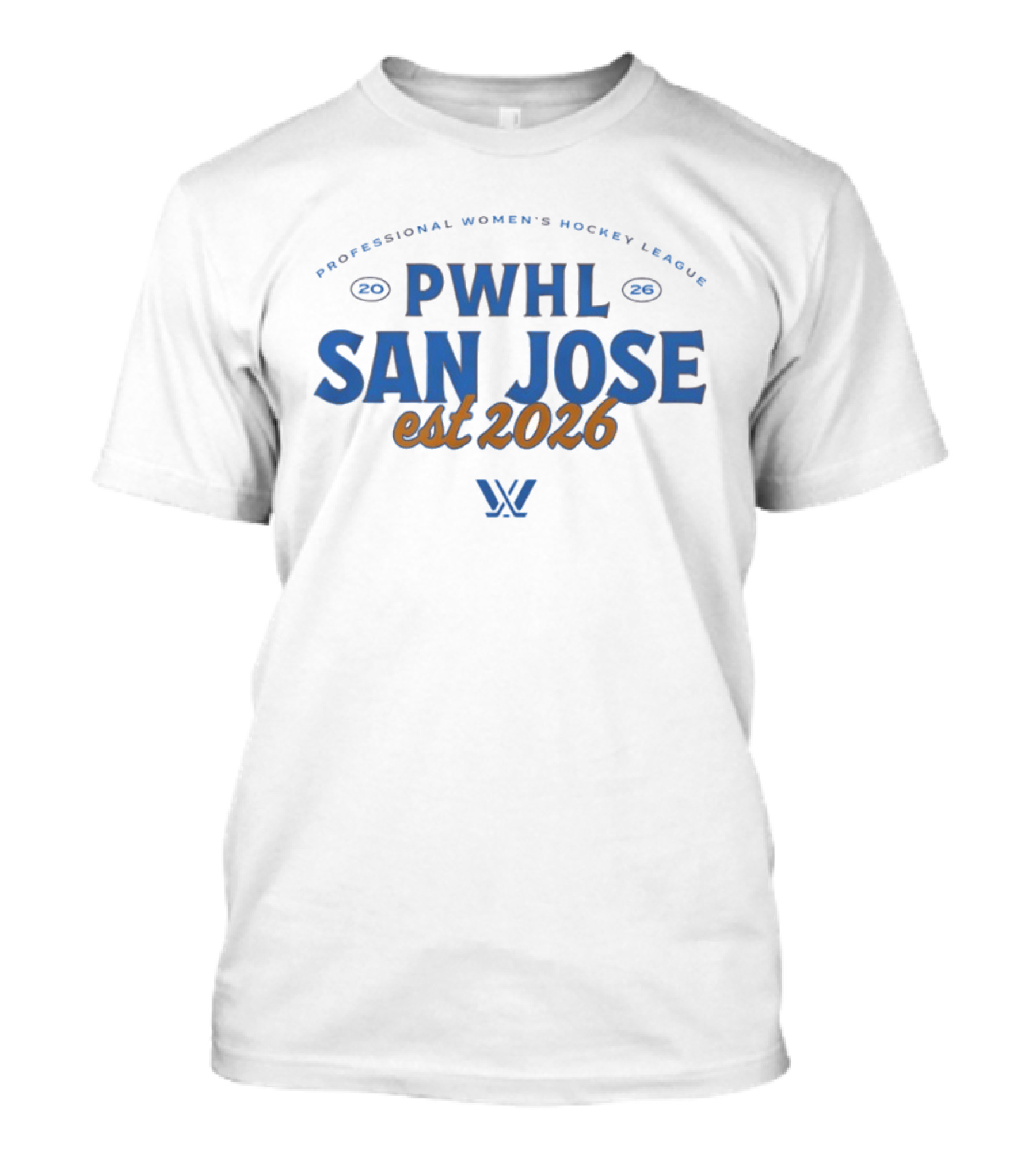 PWHL San Jose Professional Women's Hockey League Est 2026 T-Shirt