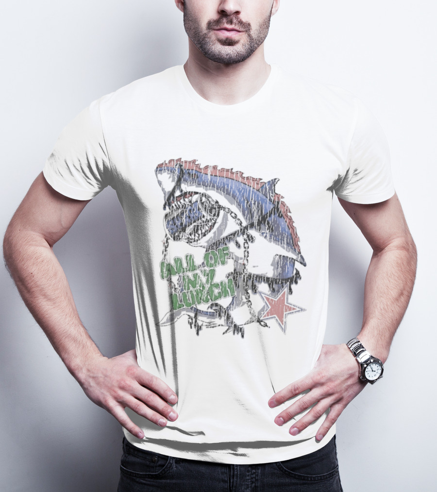 Shark Sparx All Of My Lunch Red Star T-Shirt