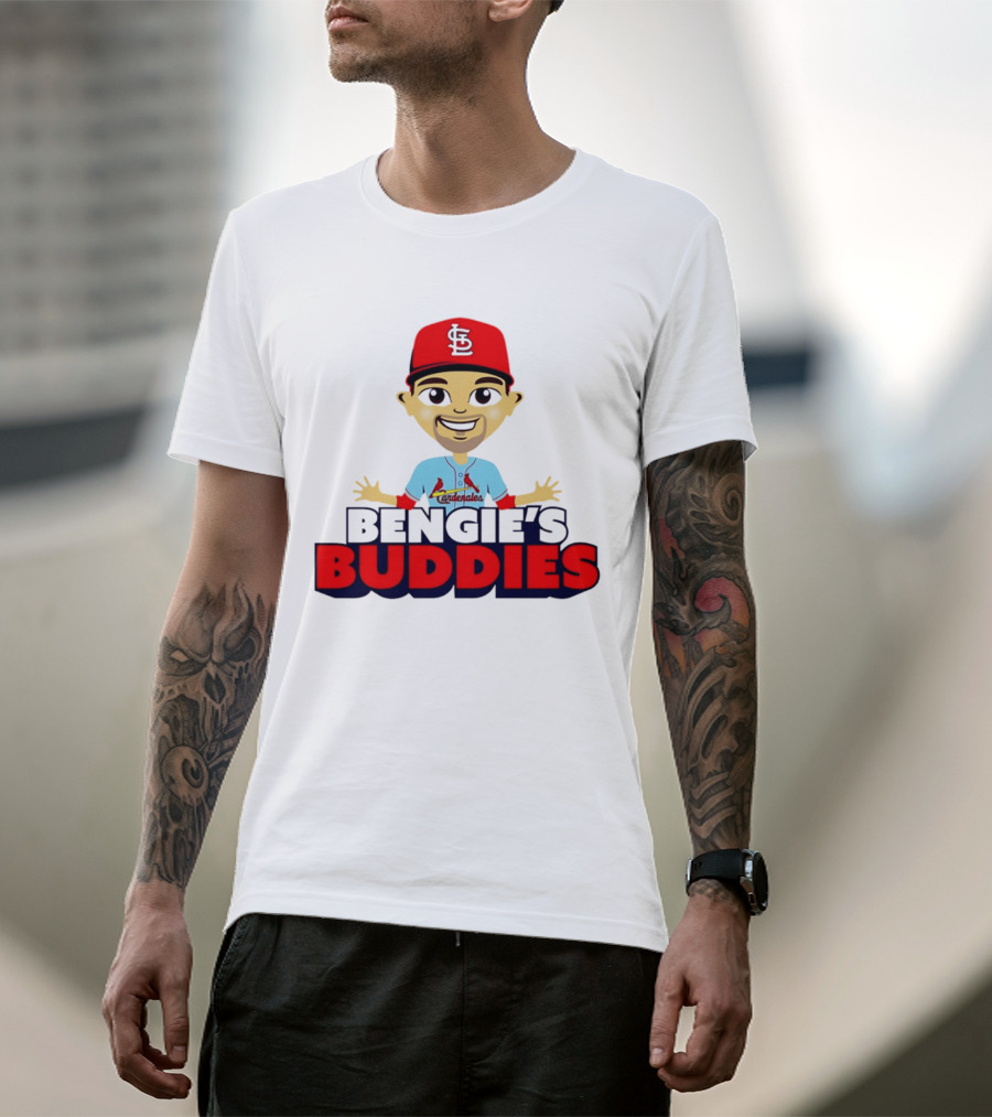 Bengie's Buddies St. Louis Cardinals Cardenales Caricature T-Shirt