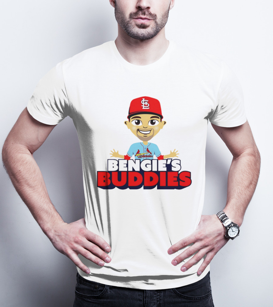 Bengie's Buddies St. Louis Cardinals Cardenales Caricature T-Shirt