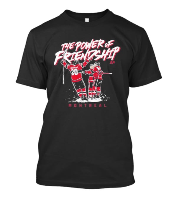 The Power Of Friendship Cole Caufield Nick Suzuki Juraj Slafkovsky Montreal T-Shirt