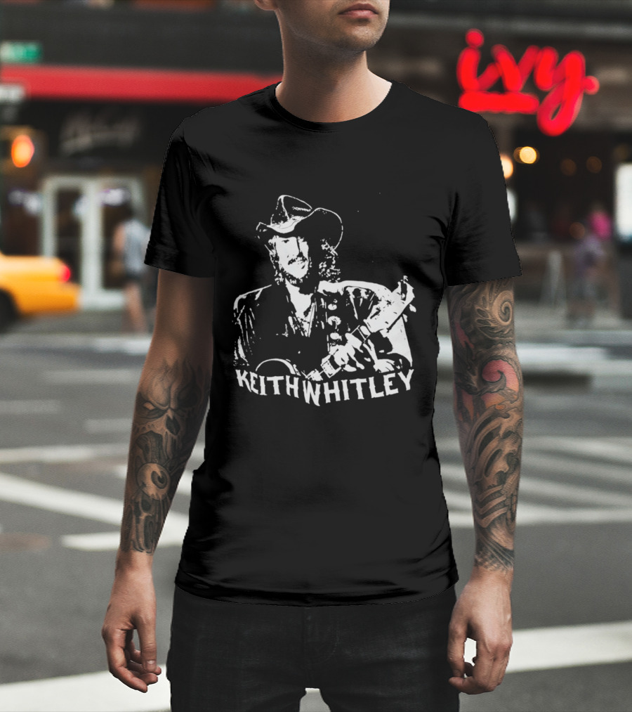 Keith Whitley Cowboy Hat Guitar T-Shirt