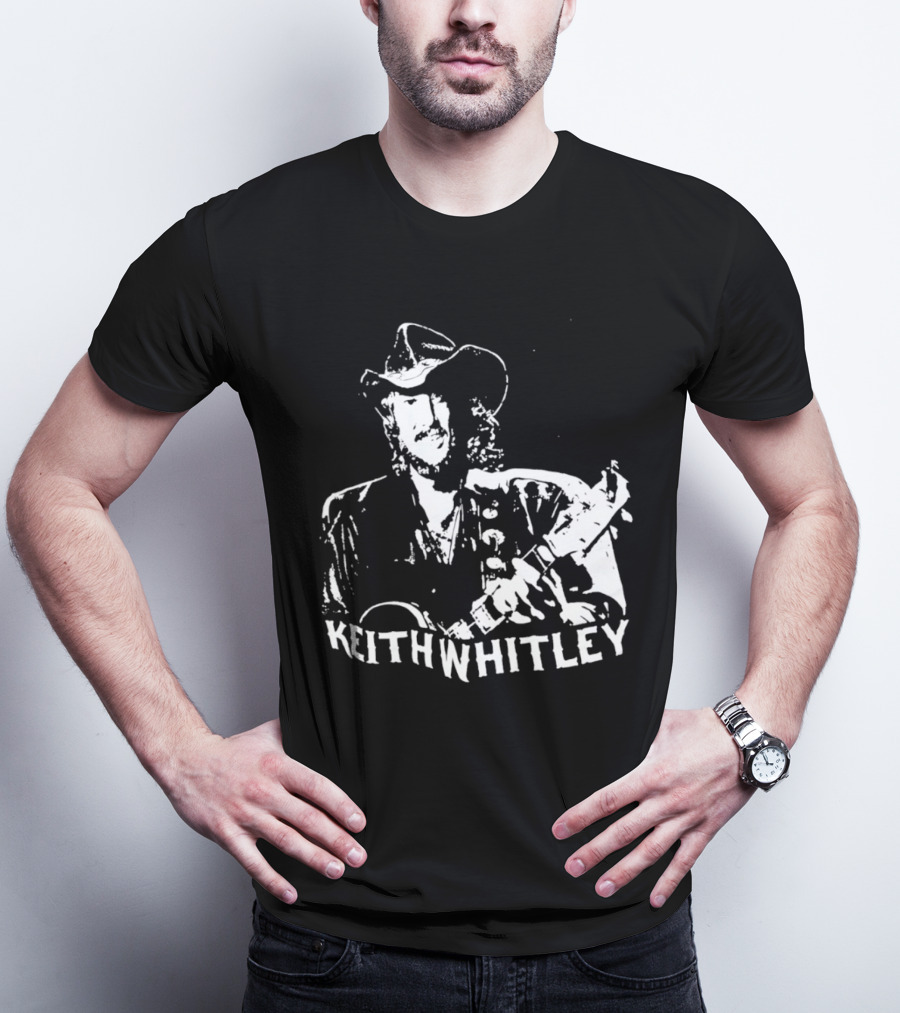 Keith Whitley Cowboy Hat Guitar T-Shirt