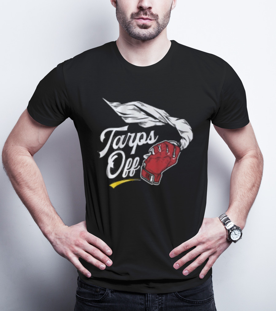 St. Louis Baseball Tarps Off Red Chair Sports Fan T-Shirt