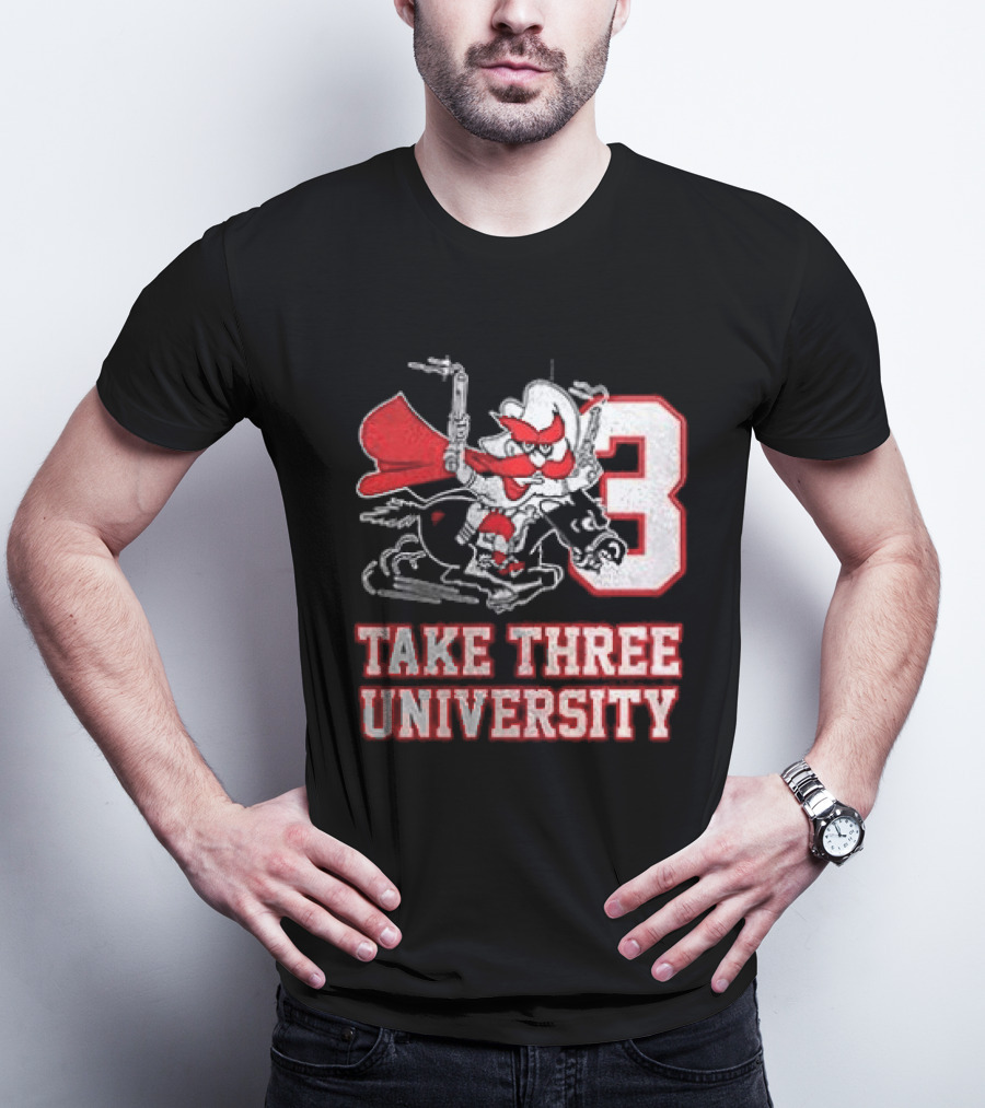 Texas Tech Red Raiders Take Three University Wreck 'Em 3 T-Shirt