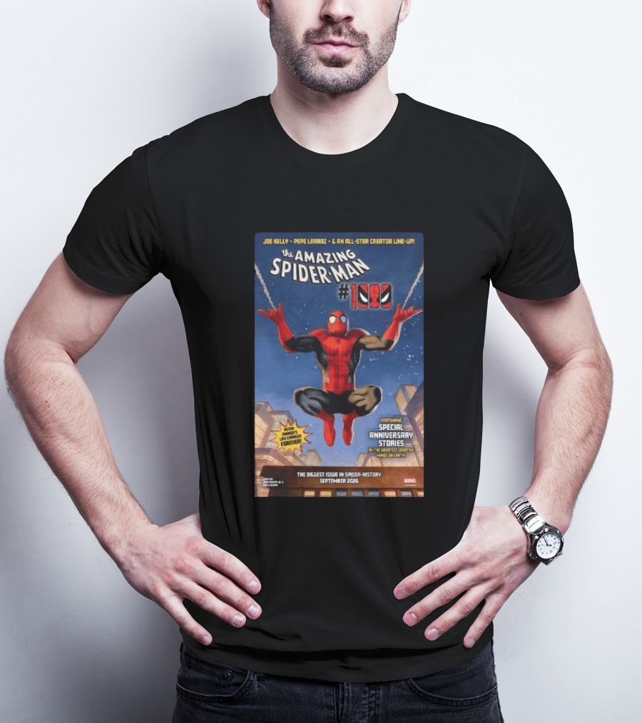 The Amazing Spider Man 1000 Special Anniversary Stories Greatest Creative Hands On Earth Marvel 2025 T-Shirt