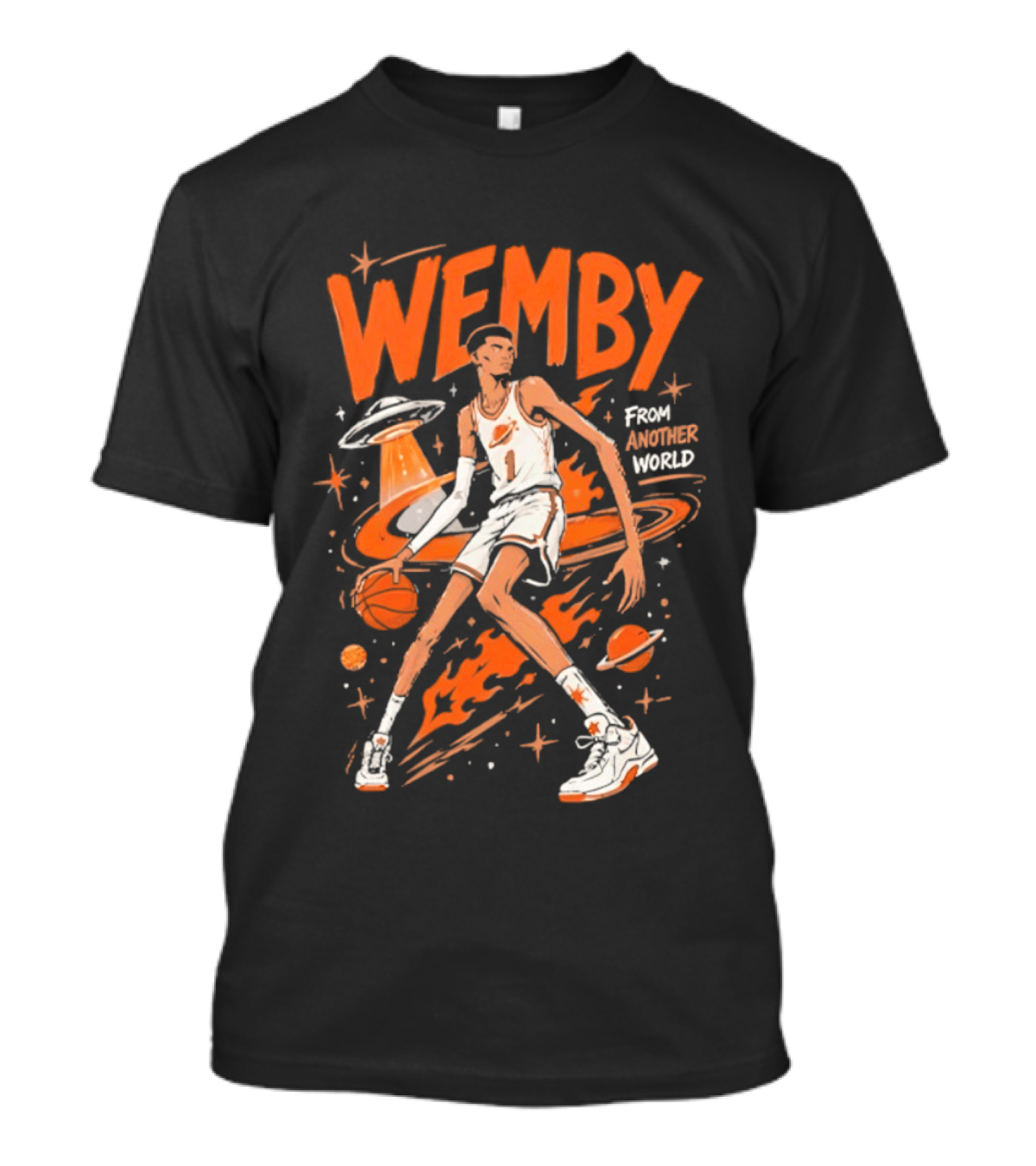 Wemby From Another World San Antonio Spurs Alien Victor Wembanyama T-Shirt