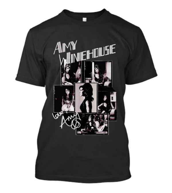 Amy Winehouse Photo Collage Love Amy T-Shirt