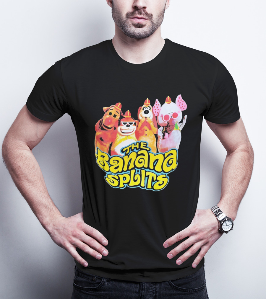 The Banana Splits Characters Hanna Barbera Retro Animation Series T-Shirt