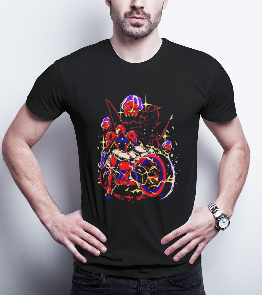 Under New Stars Samus Aran Vi O La Motorcycle Metroid Prime 4 Beyond T-Shirt