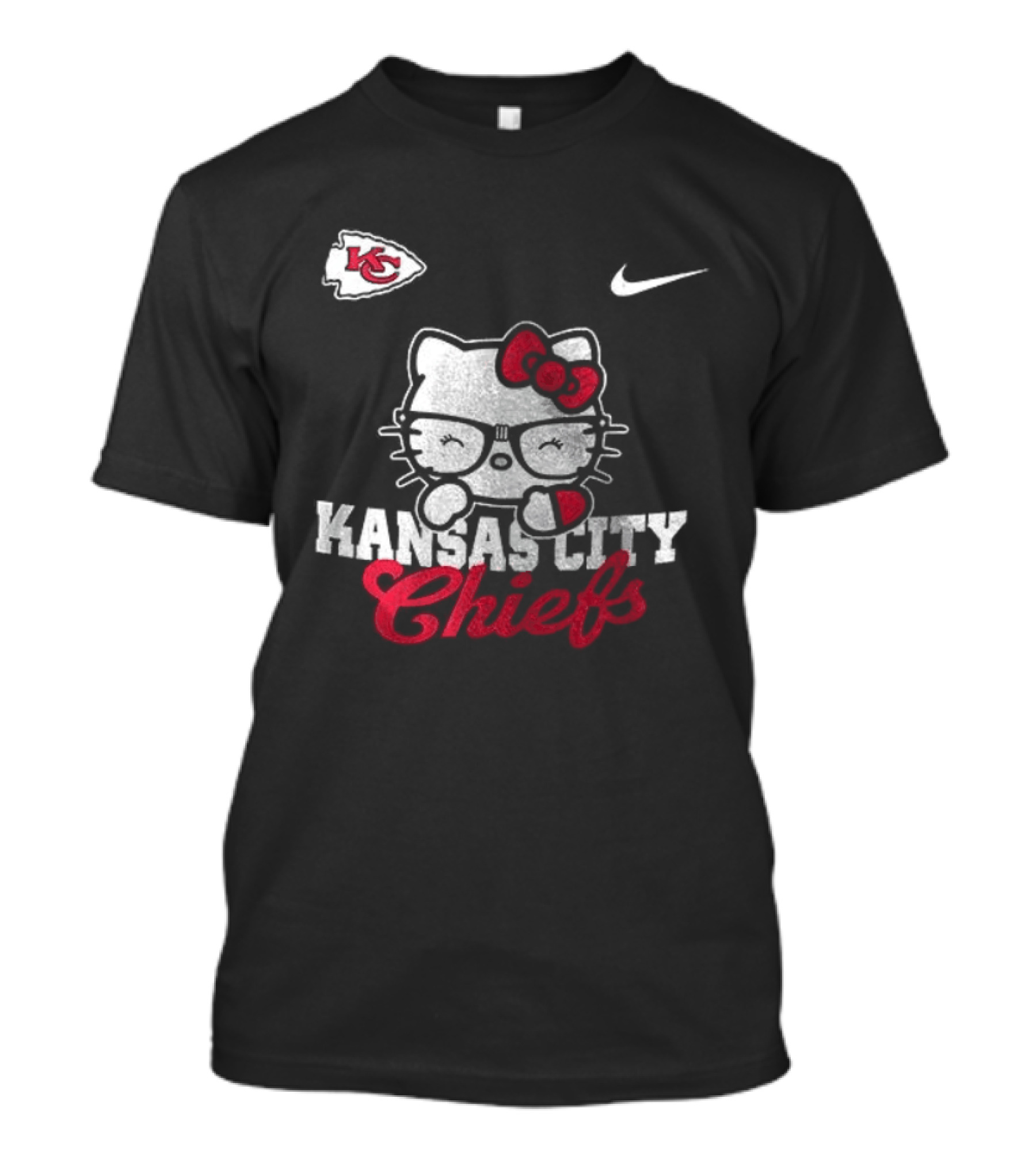 Kansas City Chiefs Hello Kitty Nike Collaboration T-Shirt