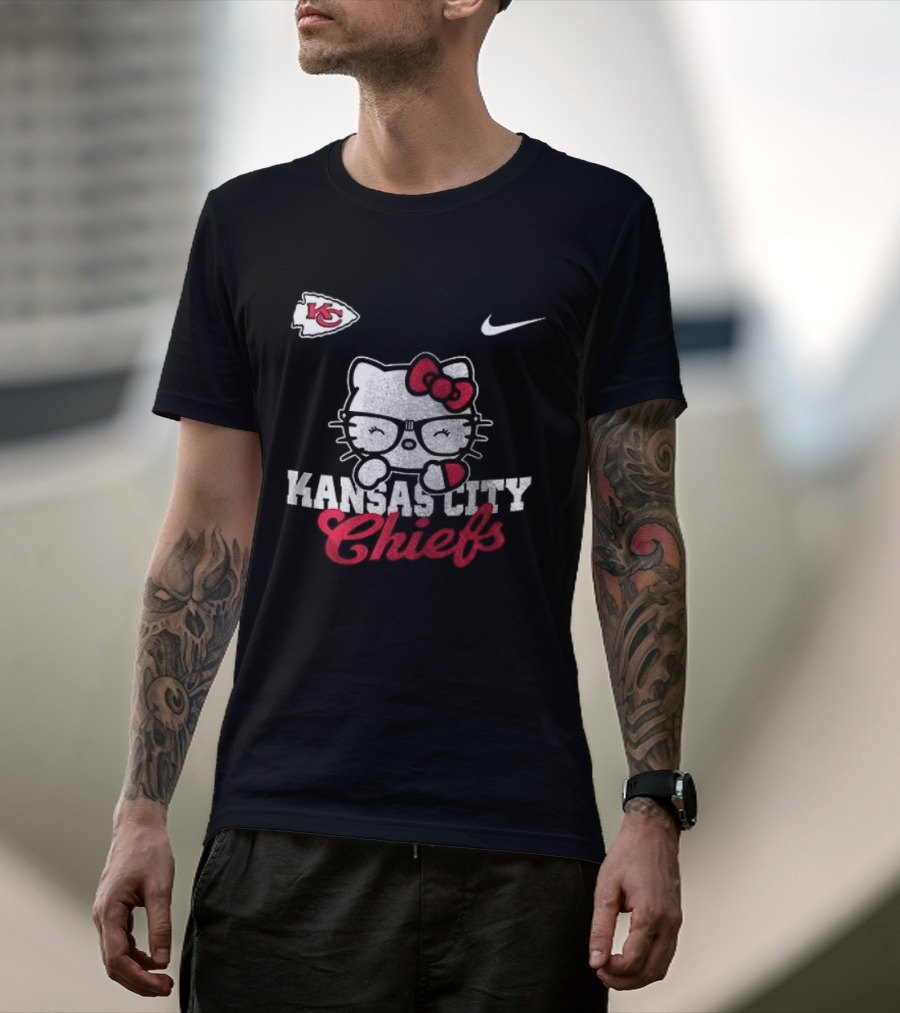 Kansas City Chiefs Hello Kitty Nike Collaboration T-Shirt