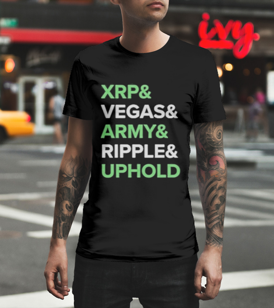 XRP Vegas Army Ripple Uphold 2026 T-Shirt