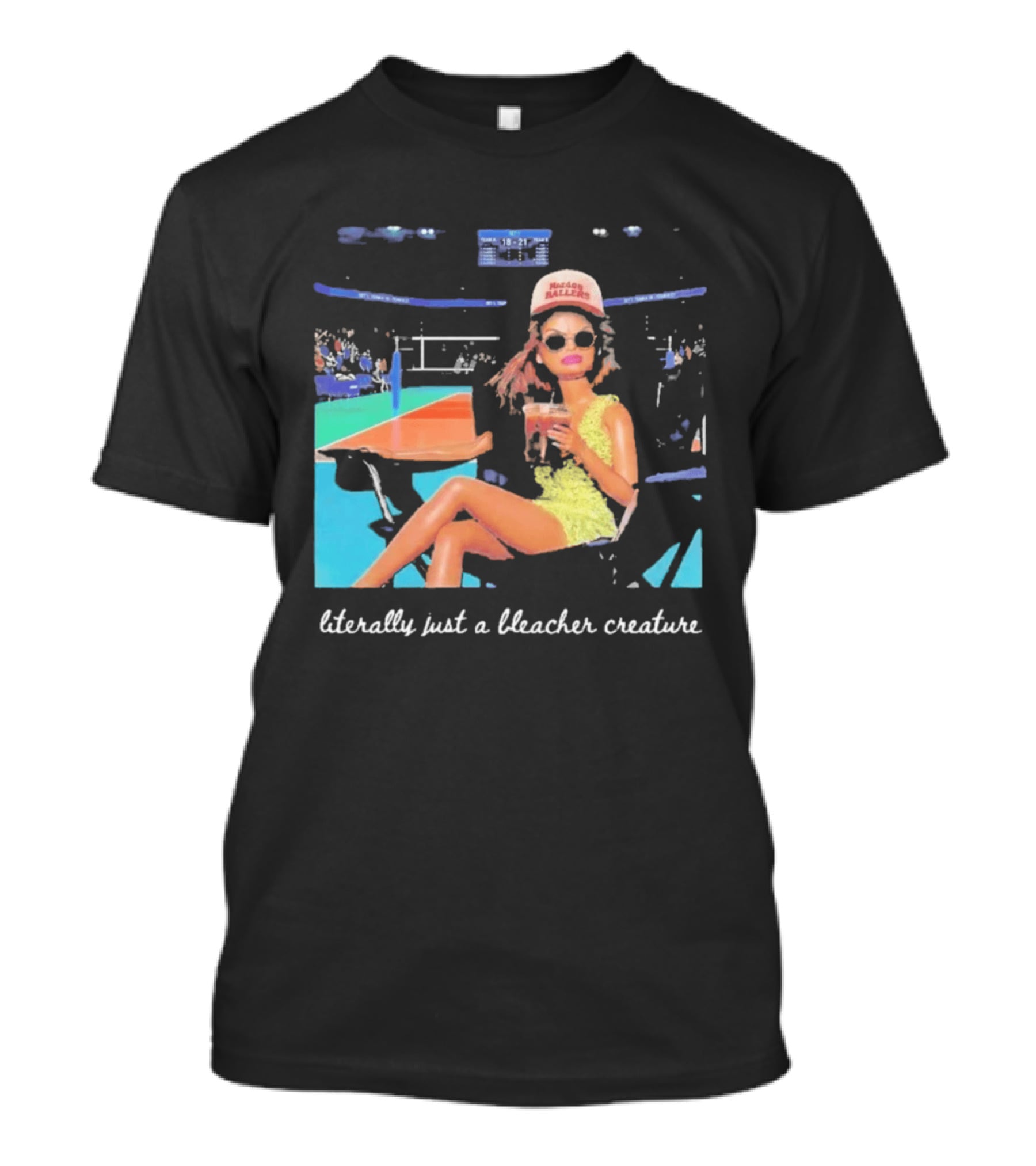 Barbie Maars Attack Volleyball Literally Just A Bleacher Creature T-Shirt