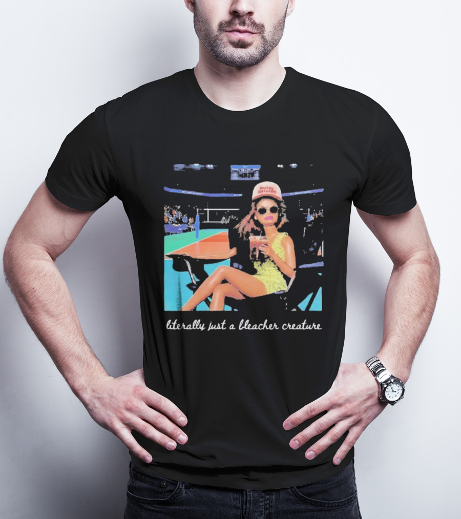 Barbie Maars Attack Volleyball Literally Just A Bleacher Creature T-Shirt