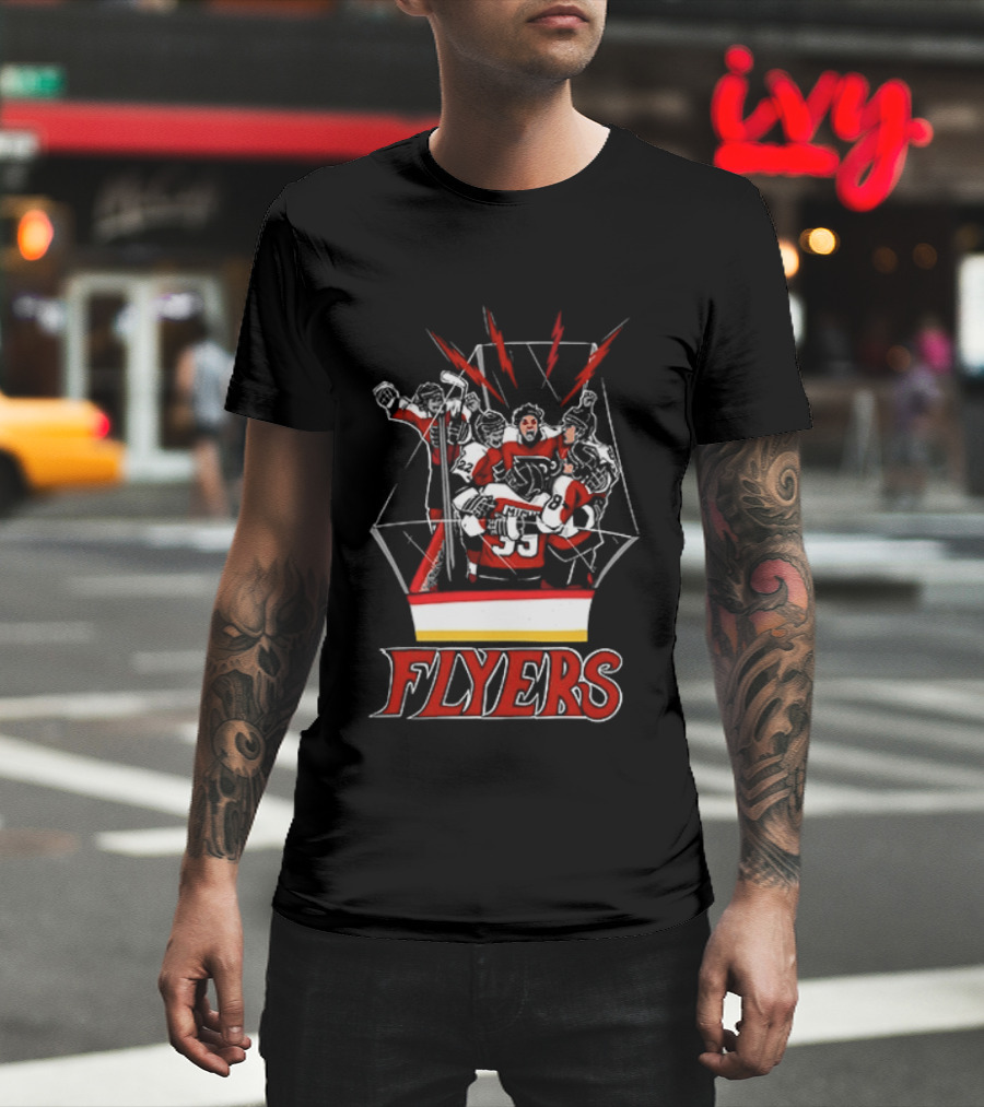 Philadelphia Flyers Box Boys Hockey Team T-Shirt