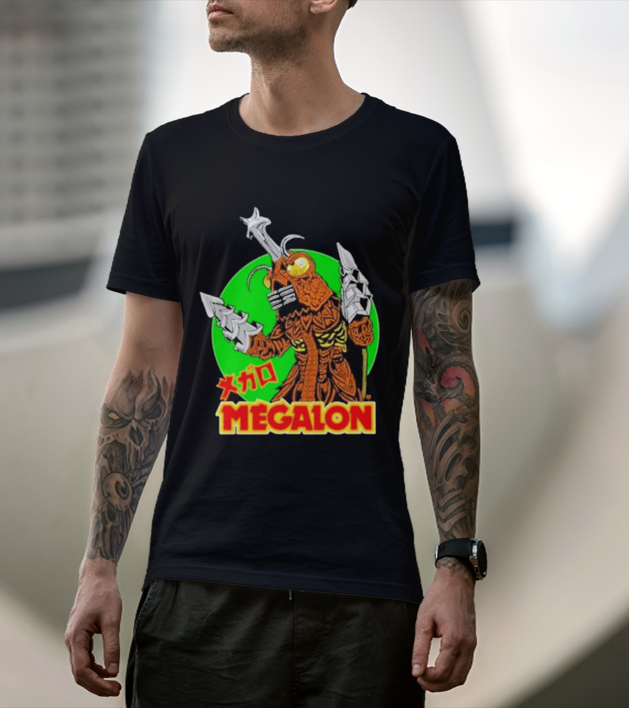 Cavitycolors Megalon Monster Kaiju Japanese Horror And Halloween T-Shirt