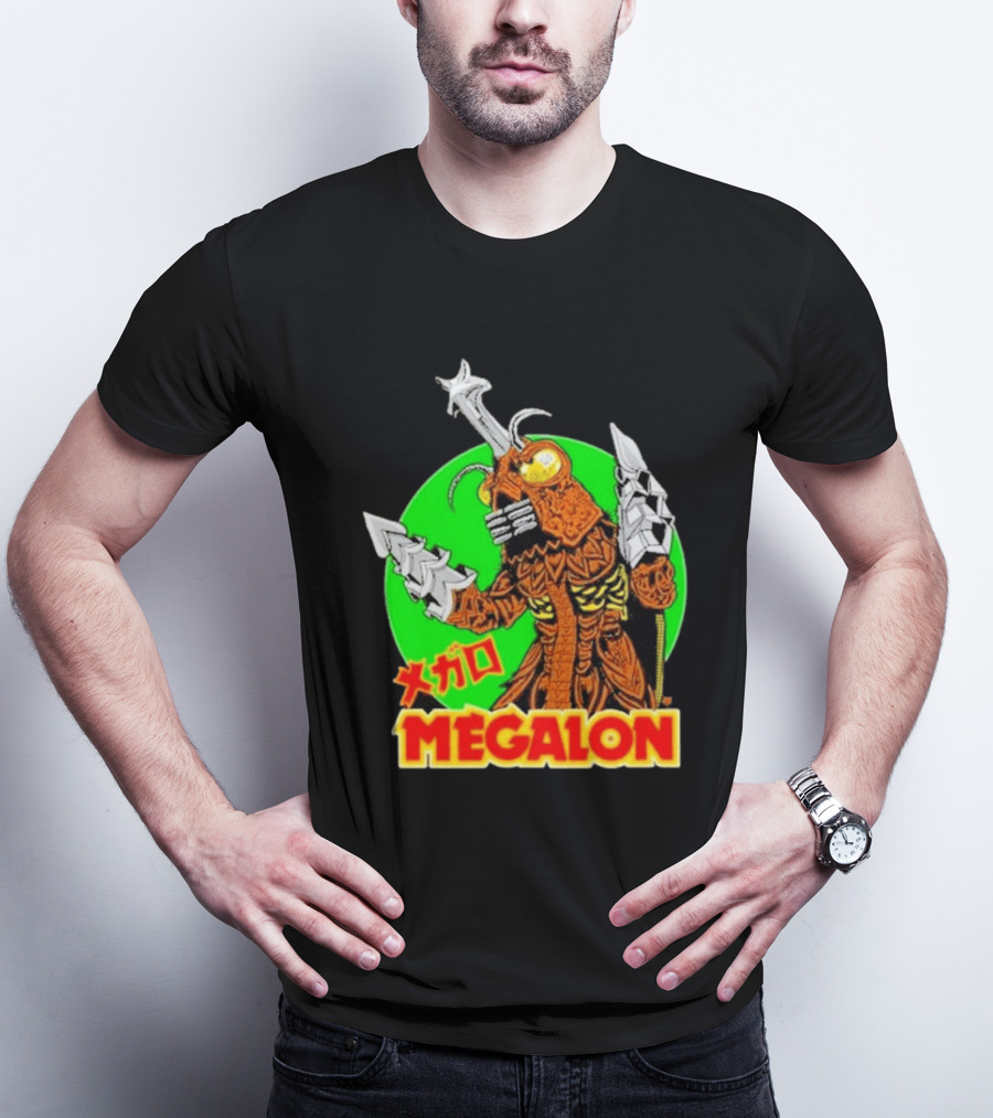 Cavitycolors Megalon Monster Kaiju Japanese Horror And Halloween T-Shirt