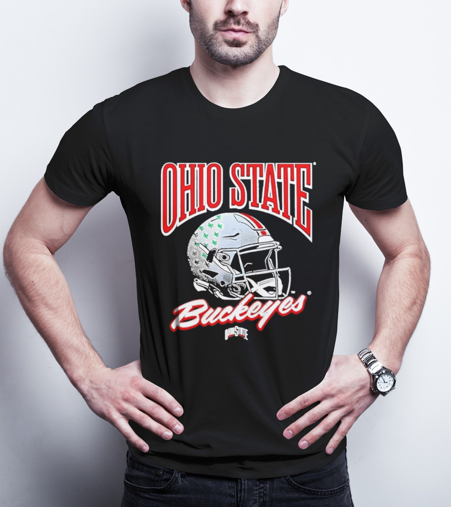 Ohio State Buckeyes Helmet Ncaa Football T-Shirt