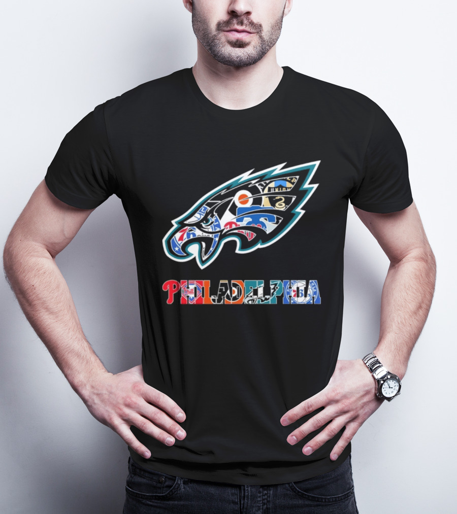 Philadelphia Eagles And Sports Teams Symbolic T-Shirt