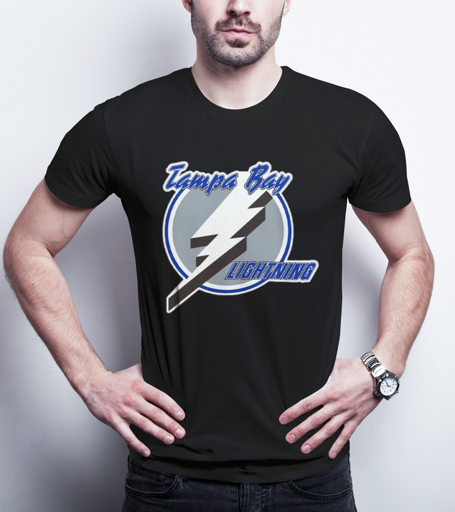 Tampa Bay Lightning 90s Vintage Style Retro Classic NHL Team T-Shirt