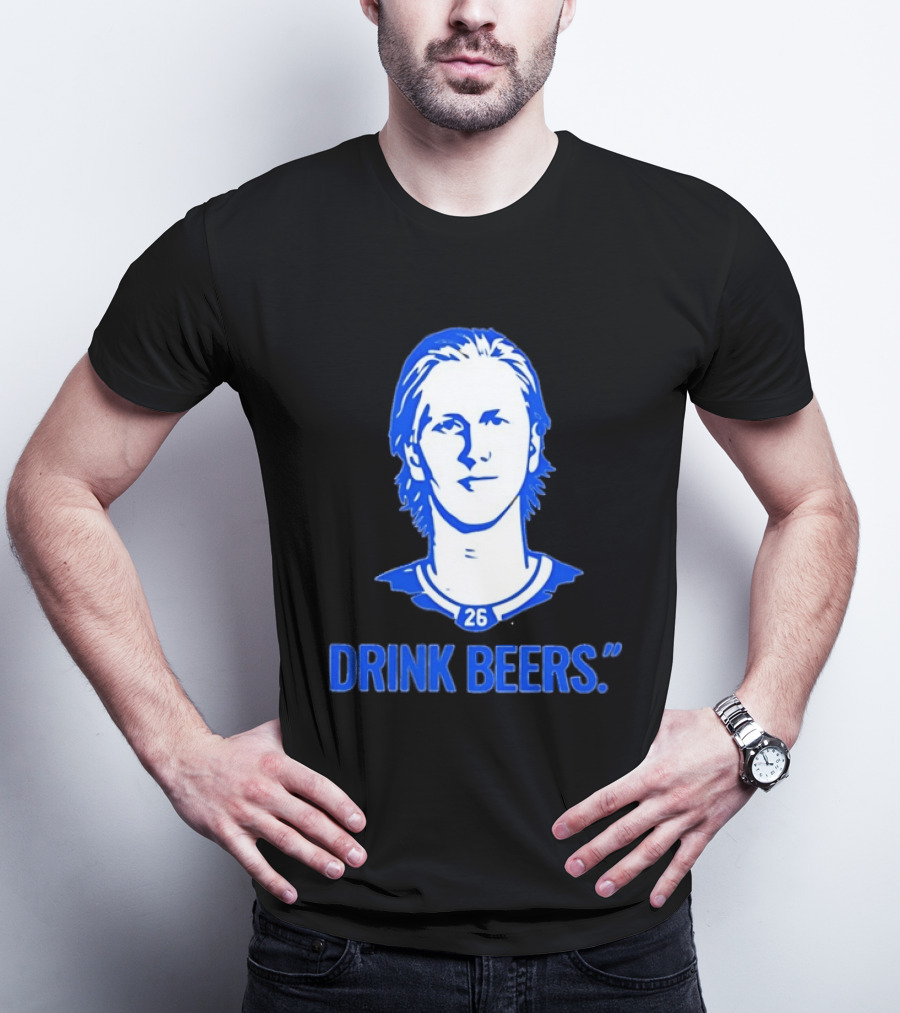 Sam Carrick Rasmus Dahlin Drink Beers Buffalo Sabres Hockey 26 T-Shirt