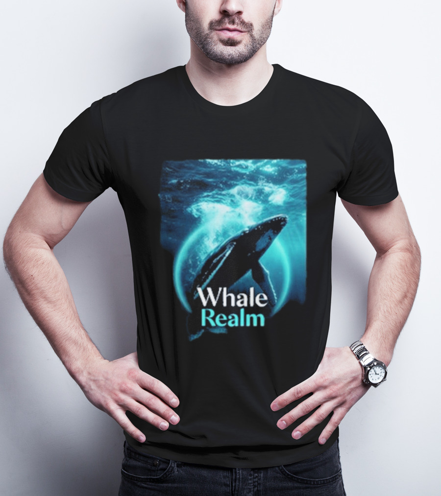 Whale Realm Cinematic Underwater Escape T-Shirt