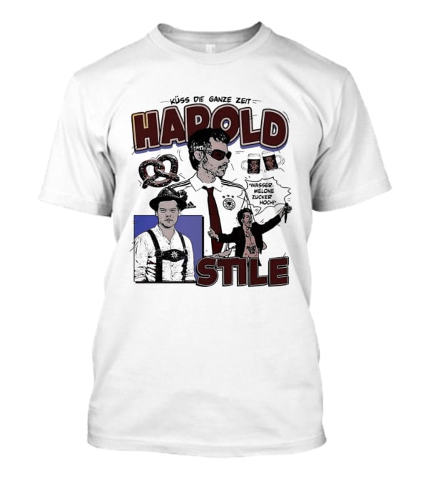 Harold Stile Oktoberfest Pretzel Beer Traditional Outfit T-Shirt