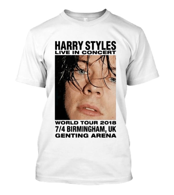 Harry Styles Live In Concert World Tour 2018 Birmingham UK Genting Arena T-Shirt