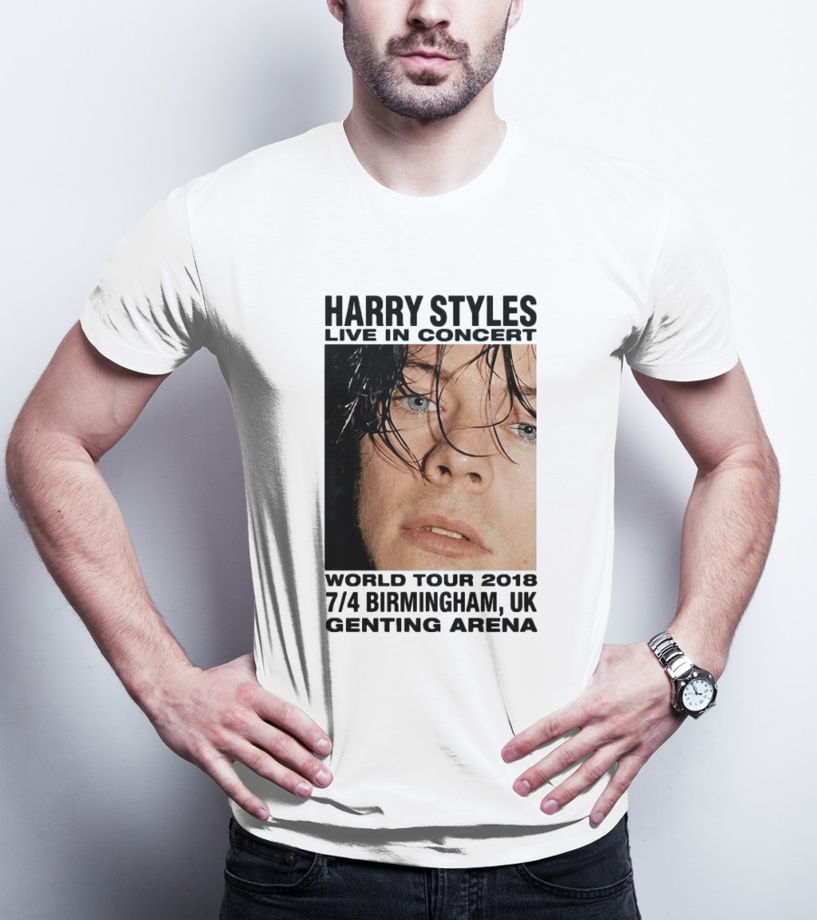 Harry Styles Live In Concert World Tour 2018 Birmingham UK Genting Arena T-Shirt