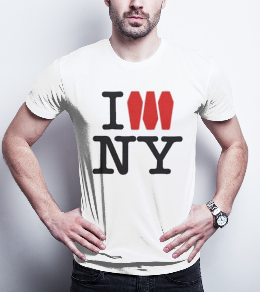 I Love NY Coffin Icon Parody Trend T-Shirt