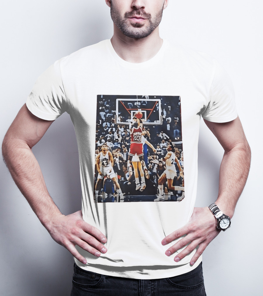 Michael Jordan 23 Chicago Bulls Iconic Basketball Moment T-Shirt