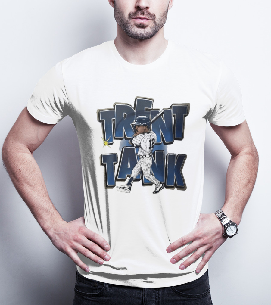 Trent Tank Baseball Homerun Player Number 12 T-Shirt