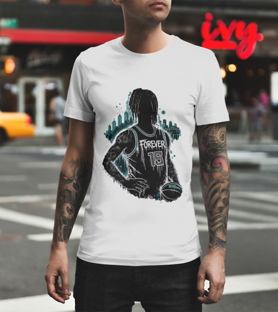 Brandon Clarke Forever 15 Memphis Grizzlies Basketball City Skyline Wilson T-Shirt