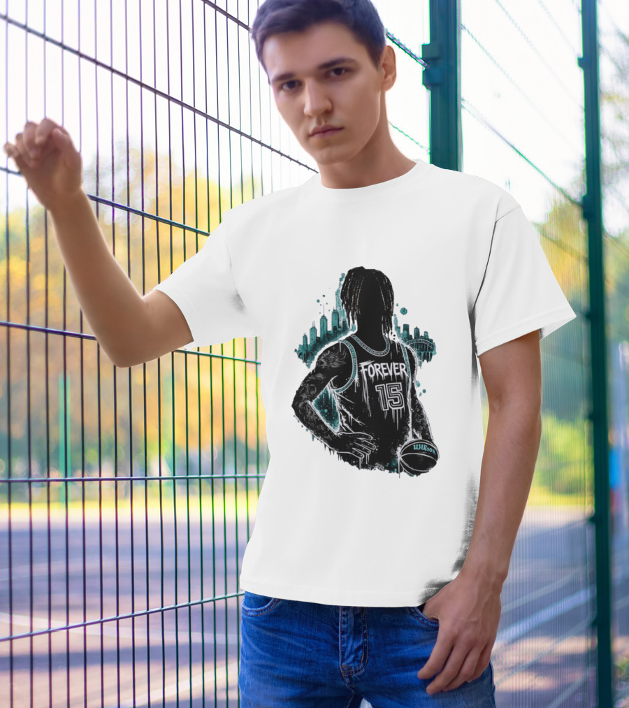 Brandon Clarke Forever 15 Memphis Grizzlies Basketball City Skyline Wilson T-Shirt