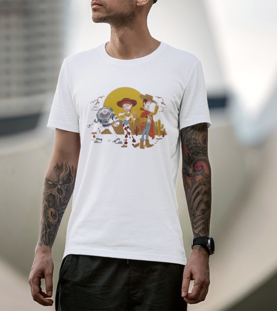 Arizona Diamondbacks X Toy Story Collaboration May 24 2026 Buzz Lightyear Woody Jessie Desert Scene T-Shirt