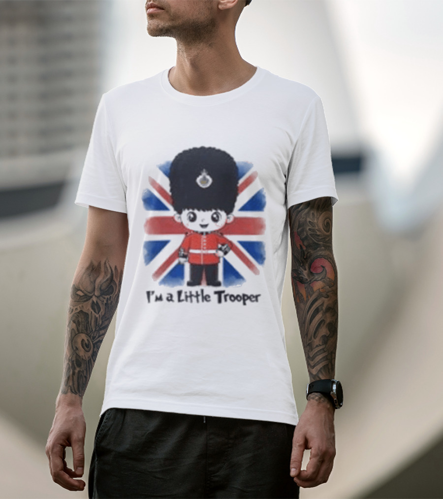England I'm A Little Trooper British Guard With Union Jack T-Shirt