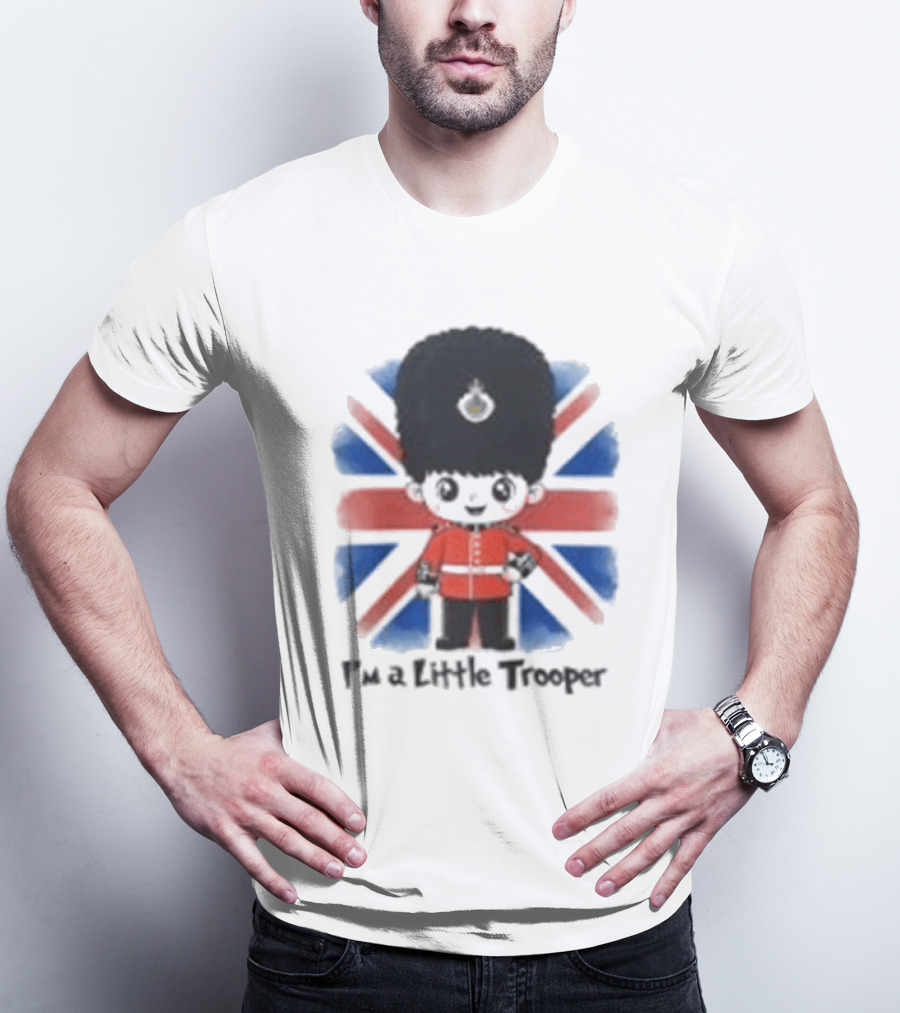 England I'm A Little Trooper British Guard With Union Jack T-Shirt