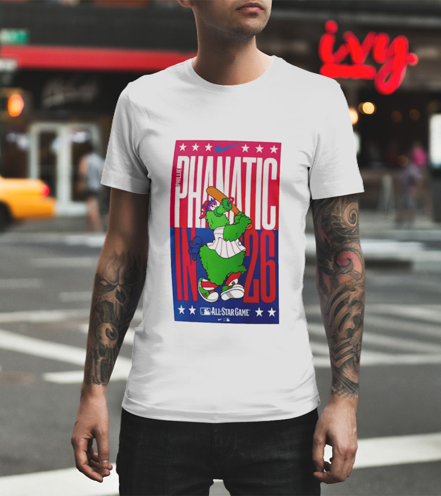 Phillie Phanatic MLB All Star Game 2026 Nike T-Shirt