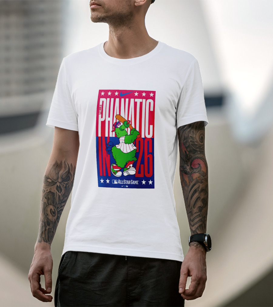 Phillie Phanatic MLB All Star Game 2026 Nike T-Shirt
