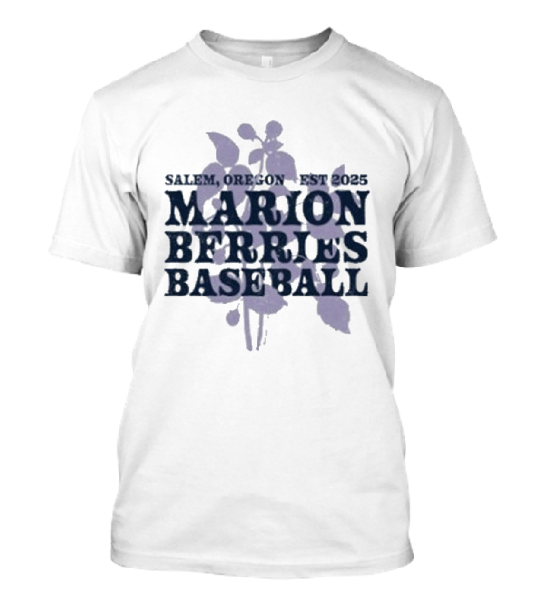 Salemo, Oregon Est 2023 Marion Berries Baseball T-Shirt