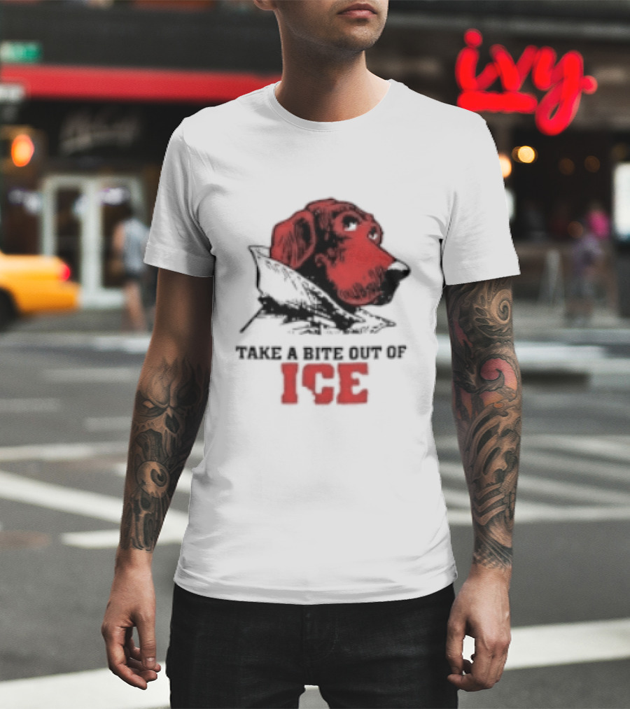 McGruff The Crime Dog Take A Bite Out Of ICE Cops Aren't Your Friend T-Shirt