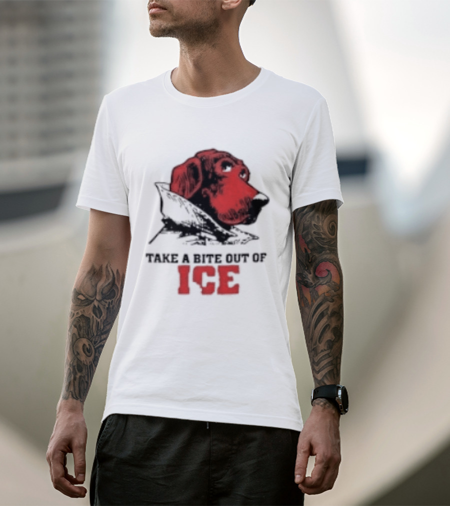 McGruff The Crime Dog Take A Bite Out Of ICE Cops Aren't Your Friend T-Shirt