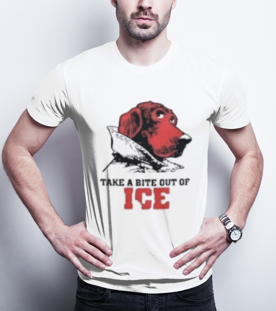 McGruff The Crime Dog Take A Bite Out Of ICE Cops Aren't Your Friend T-Shirt