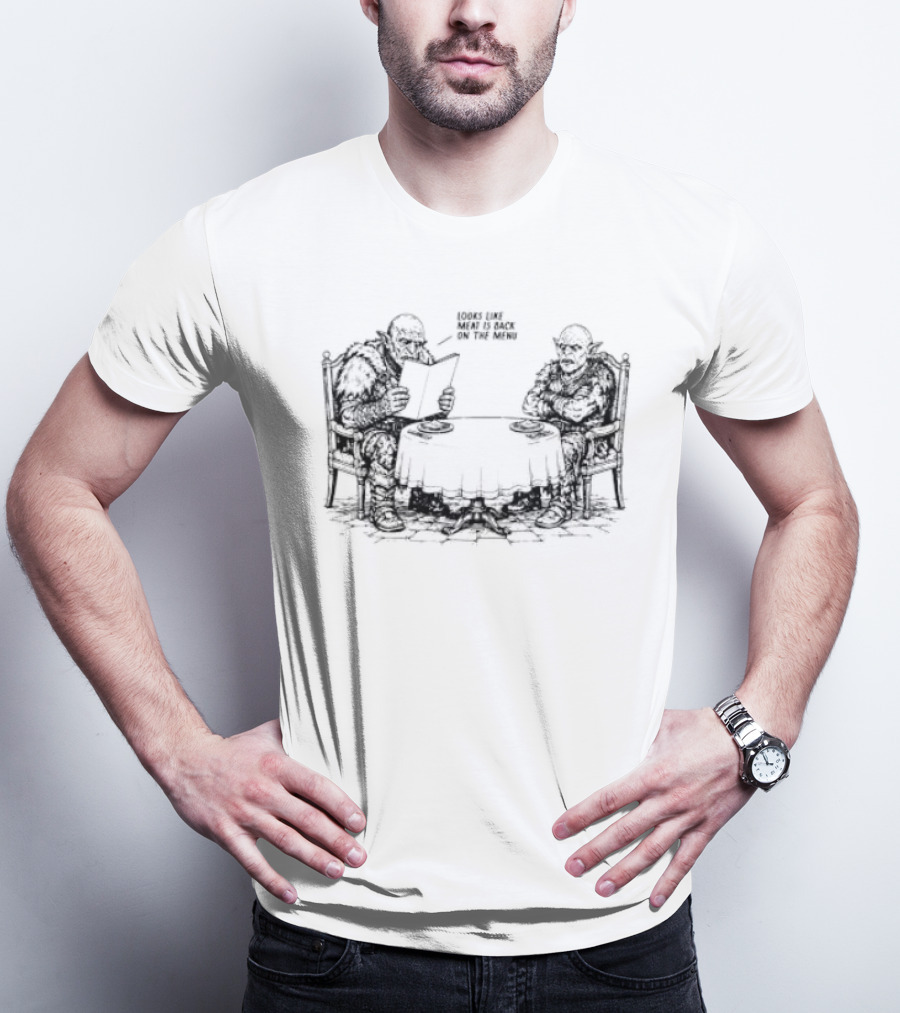 Orc Look Like Meat Is Back On The Menu Chess Players T-Shirt