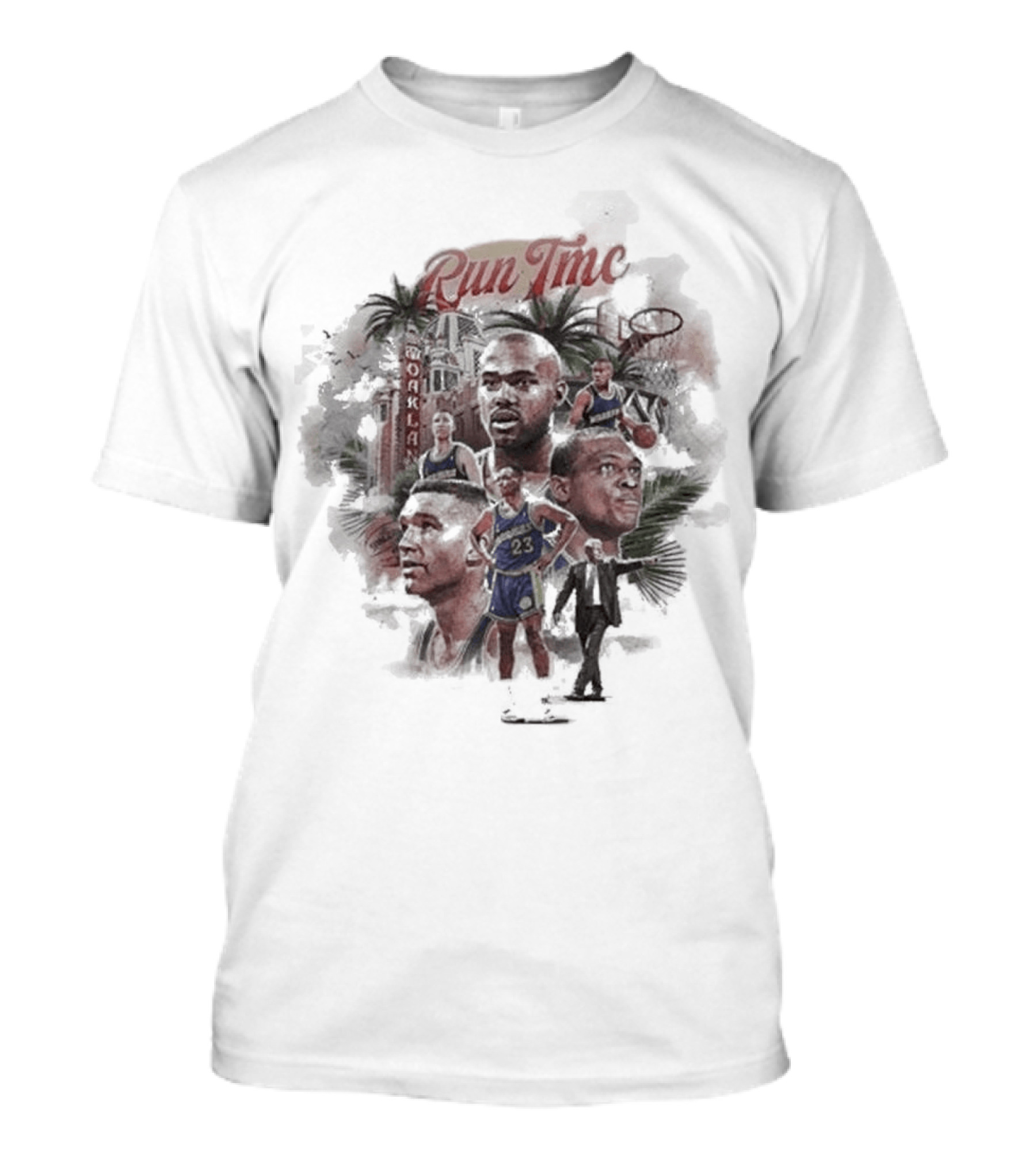 Run TMC Hardaway Richmond Mullin Golden State Warriors Don Nelson T-Shirt