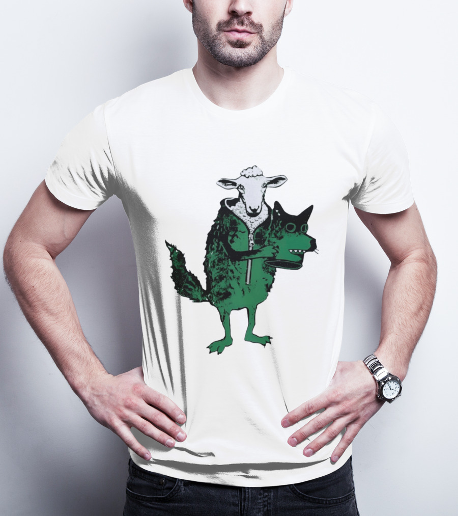 Sheep In Wolf's Clothing Humorous Animal Disguise Joke T-Shirt
