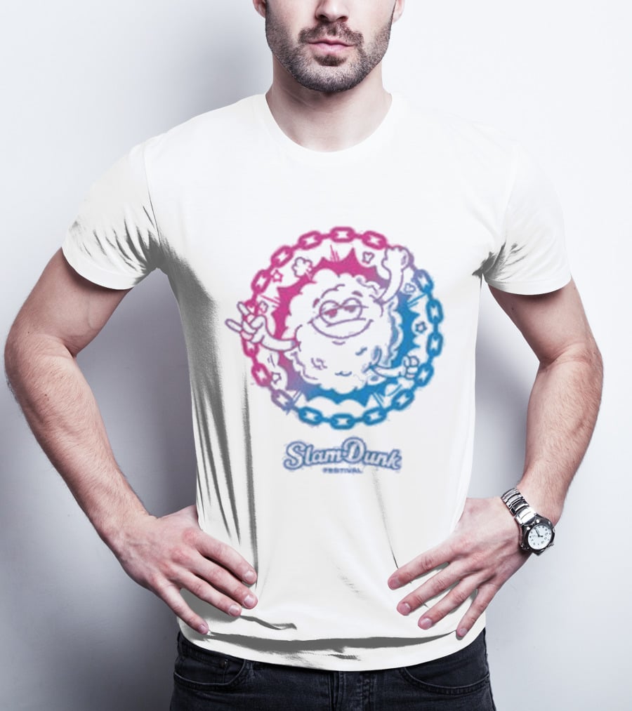 Slam Dunk World Moshy Dreamy Colorful Circle T-Shirt