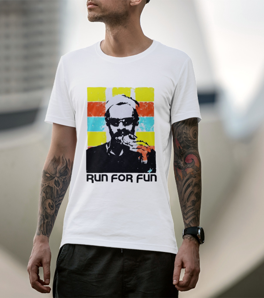 Together Tour Amsterdam Run For Fun 2026 Icon With Sunglasses Eating Pizza T-Shirt